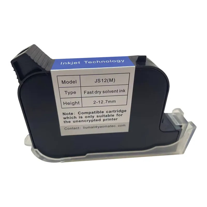 1pcs JS12 JS12M 600DPI 12.7mm Handheld thermal inkjet Printer Fast Dry ...