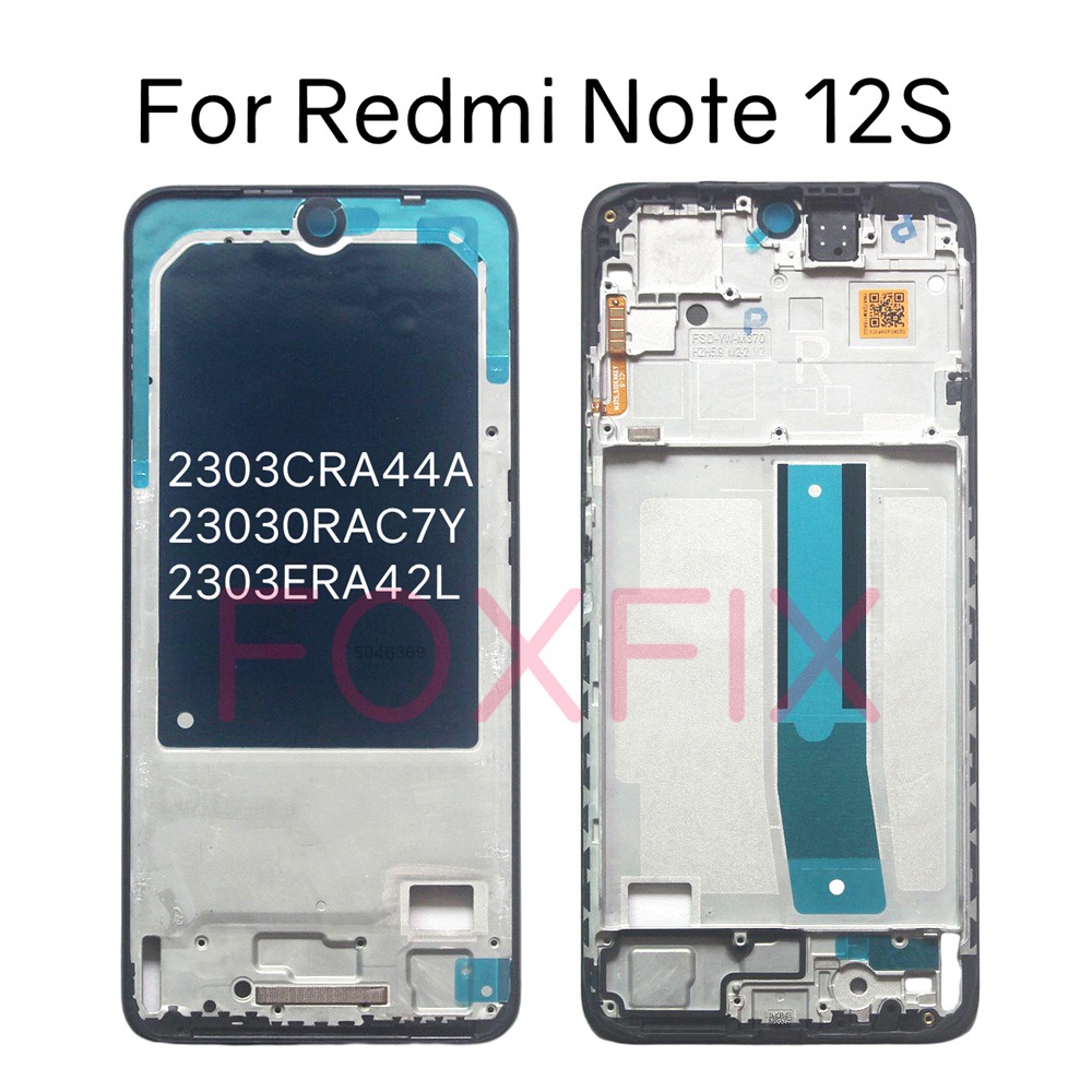 กรอบหน้าจอ LCD แบบเปลี่ยน สําหรับ Xiaomi Redmi Note 12S 2303CRA44A ...