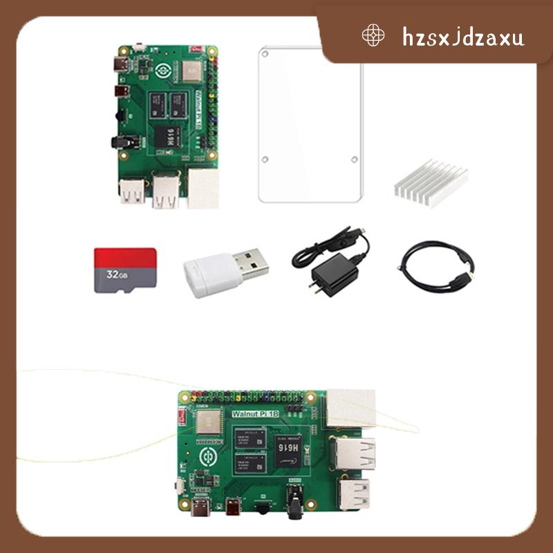 【hzsxjdzaxu】บอร์ดไมโครคอนโทรเลอร์ บลูทูธ ไร้สาย Walnut Pi 1B 1GB RAM DDR3 Allwinner H616 SBC ...