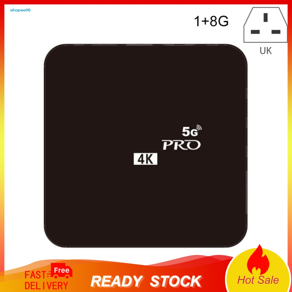 Setn V88 ชุดกล่องทีวี เครื่องเล่น WiFi 4K 5G Dual Band ปลั๊ก EU UK US | Shopee Thailand