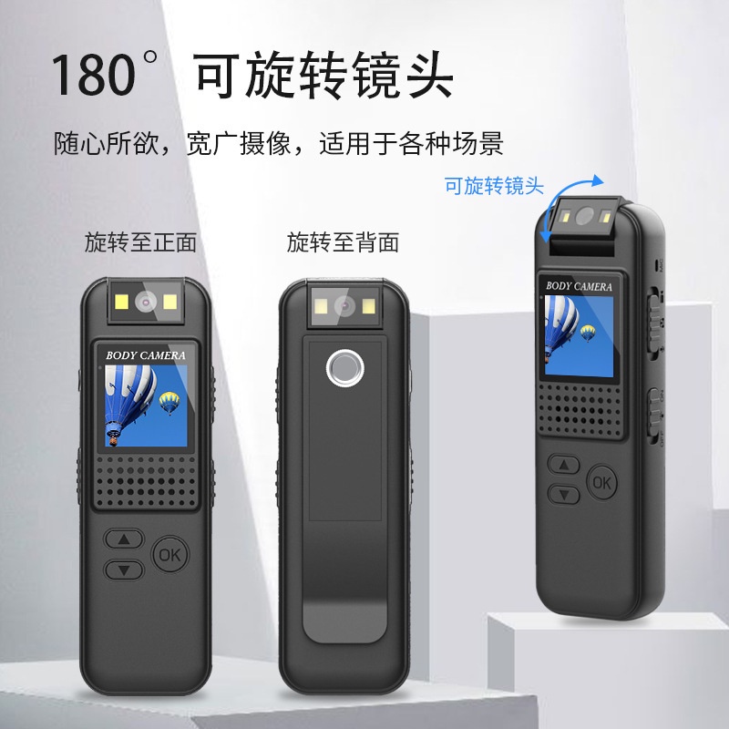 กล้องแอคชั่นดิจิทัล 3c HD พร้อมหน้าจอ ลดเสียงรบกวน CS08 สําหรับประชุม ...