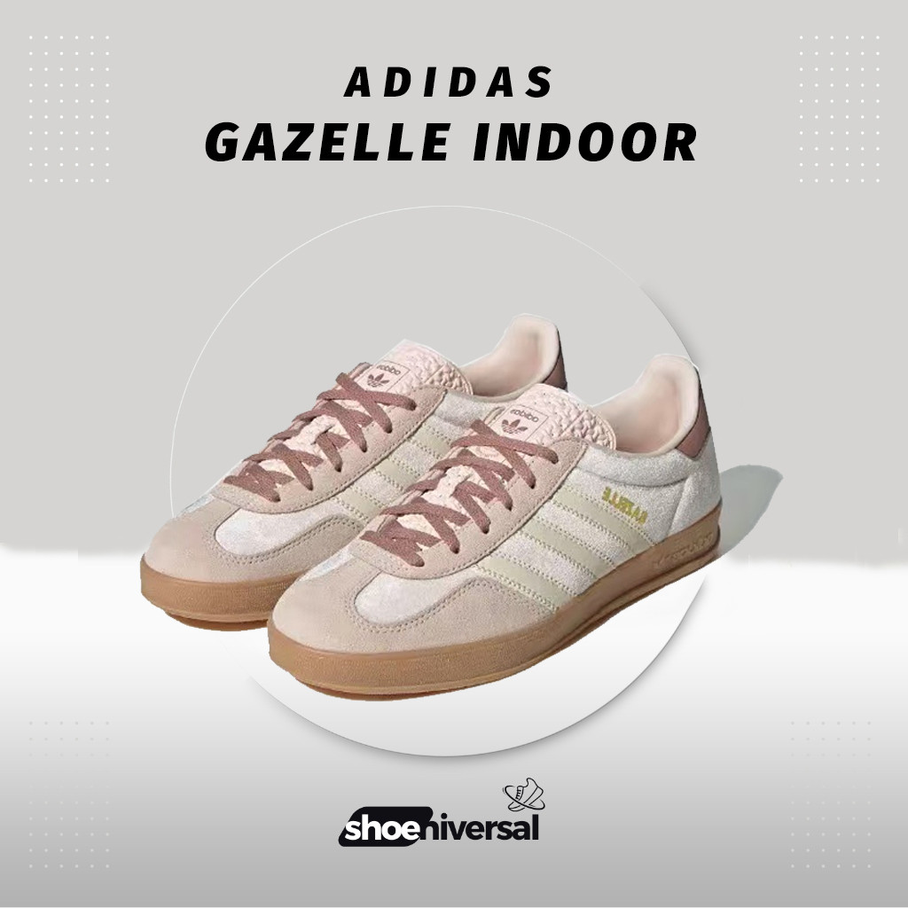 [ รุ่นใหม่พรีออเดอร์ ]‼️ ของแท้100% Adidas GAZELLE PINK รองเท้าผ้าใบ ...