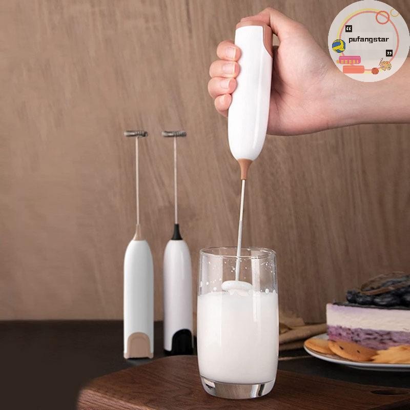 Pufangstar ไฟฟ้า Frother นมครัวเครื่องดื่ม Foamer Whisk Mixer Stirrer ...