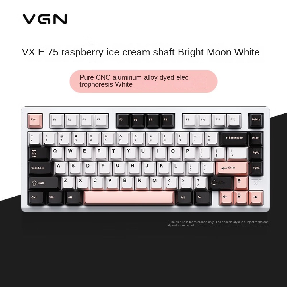Vgn VXE75 คีย์บอร์ดเมคคานิคอล ปลั๊กไฟ RGB สามโหมด | Shopee Thailand