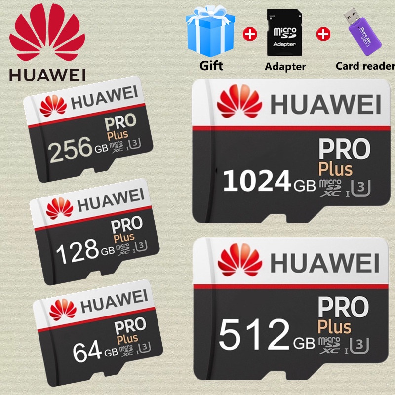 การ์ดหน่วยความจํา Huawei Micro Class10 1024GB 512GB 256GB 128GB ...