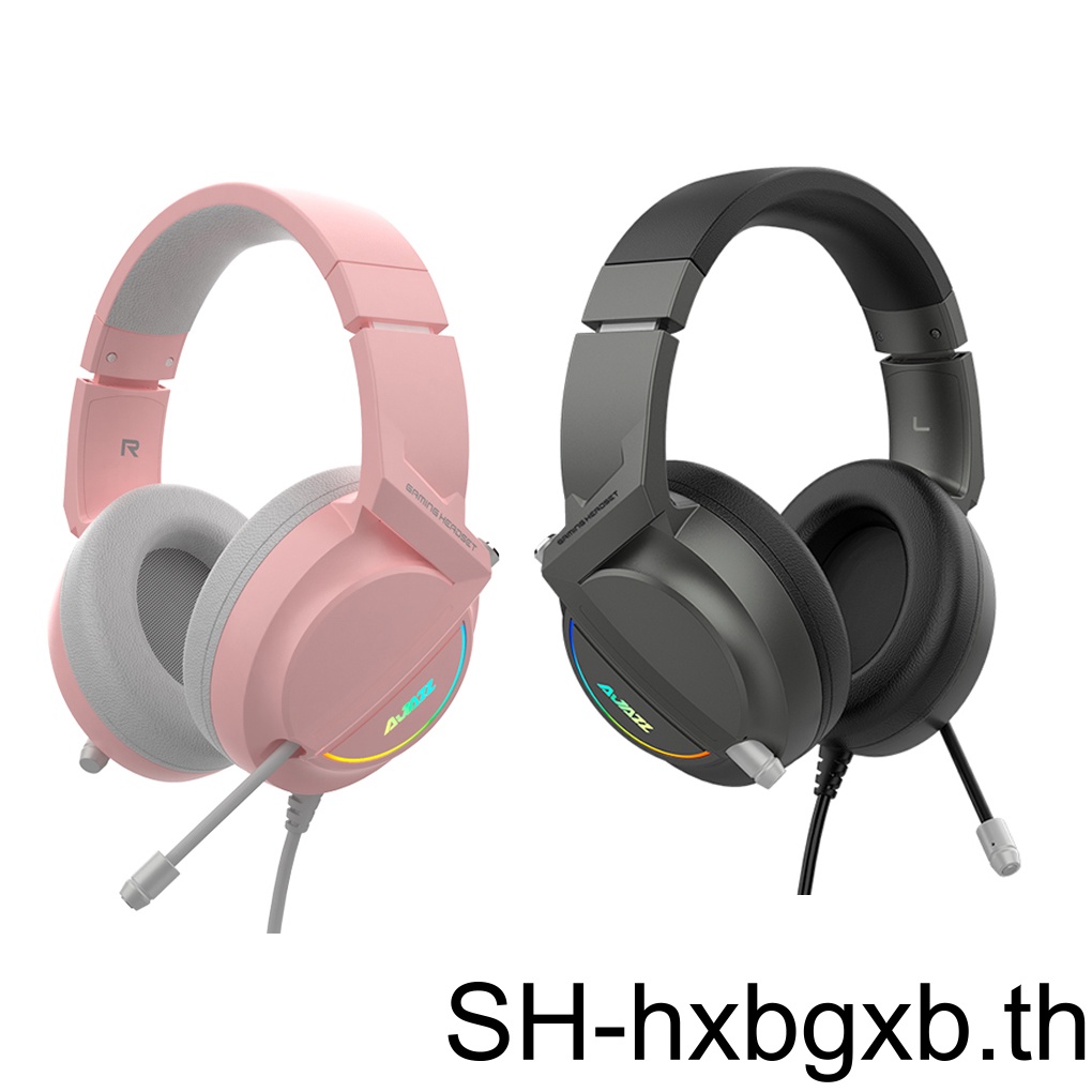 Ajazz AX365 ชุดหูฟังเล่นเกม แบบใช้สาย 7 1 เสียงเซอร์ราวด์ หมุนได้ พร้อม ...