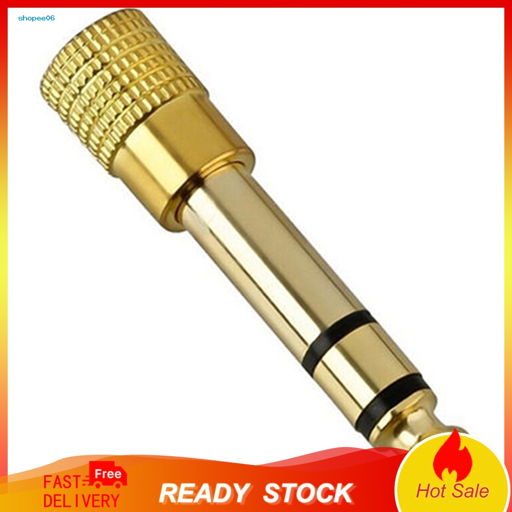 Setn อะแดปเตอร์แจ็คหูฟังสเตอริโอ 1/8 35 มม. ตัวเมีย เป็น 65 มม. 1/4 ตัวผู้ | Shopee Thailand