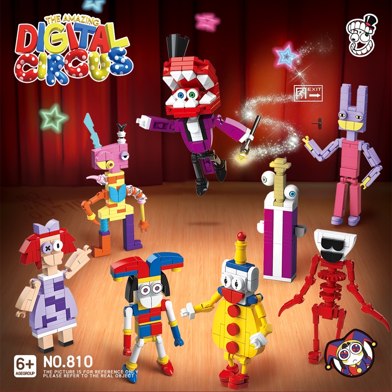 The Amazing Digital Circus ของเล่นเด็ก Building Blocks Minifigure Lego ...