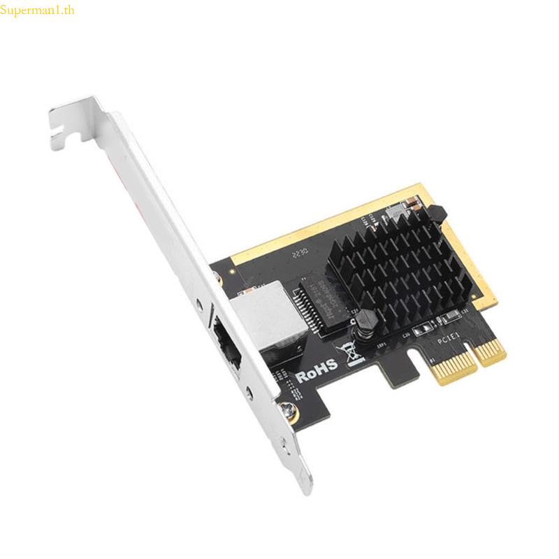 อะแดปเตอร์การ์ดแลน RTL8125 Gigabit Ethernet PCIE X1 2500M RJ45 | Shopee ...
