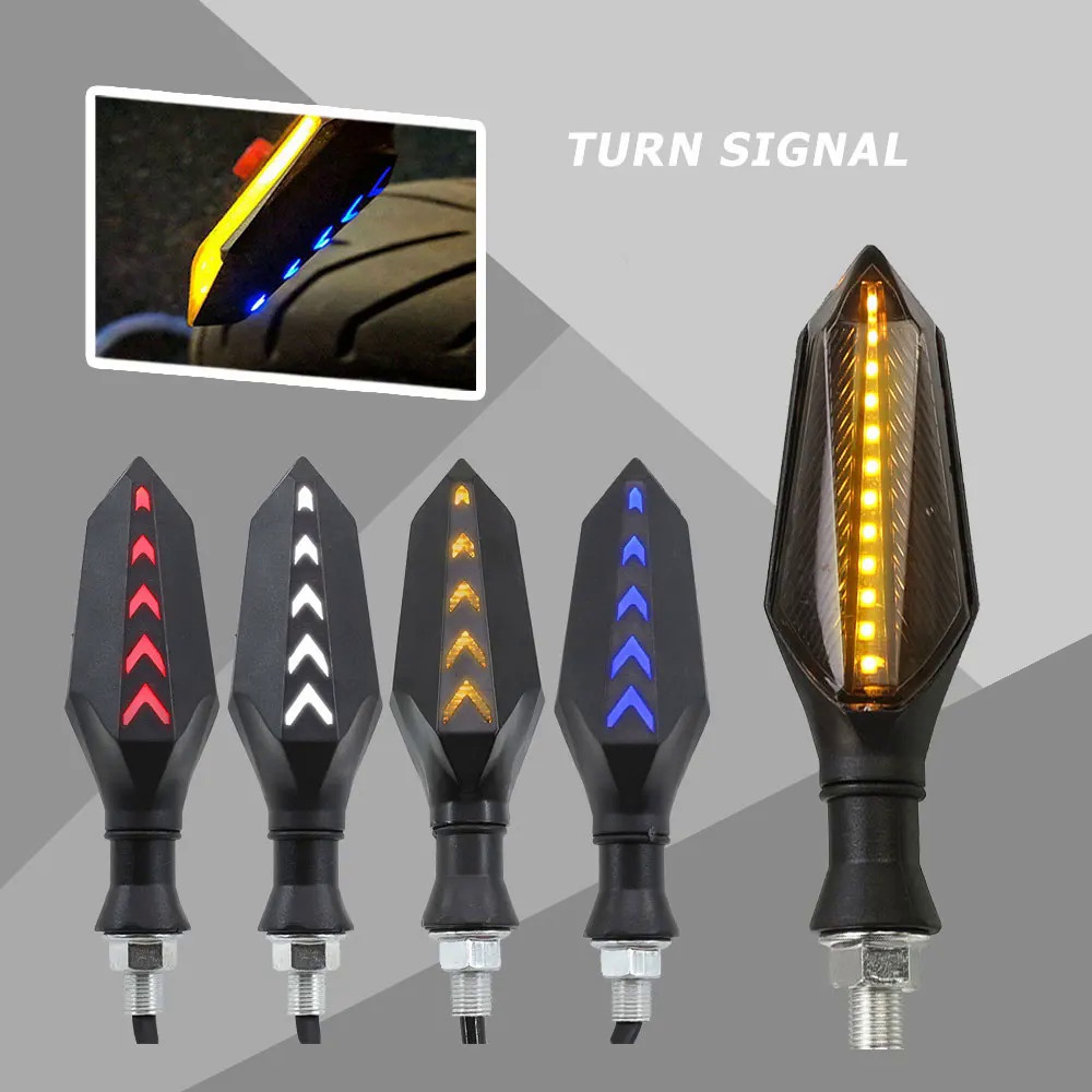 Universal Motorcycle LED Turn Signal Indicators Lights lamp For YAMAHA ...