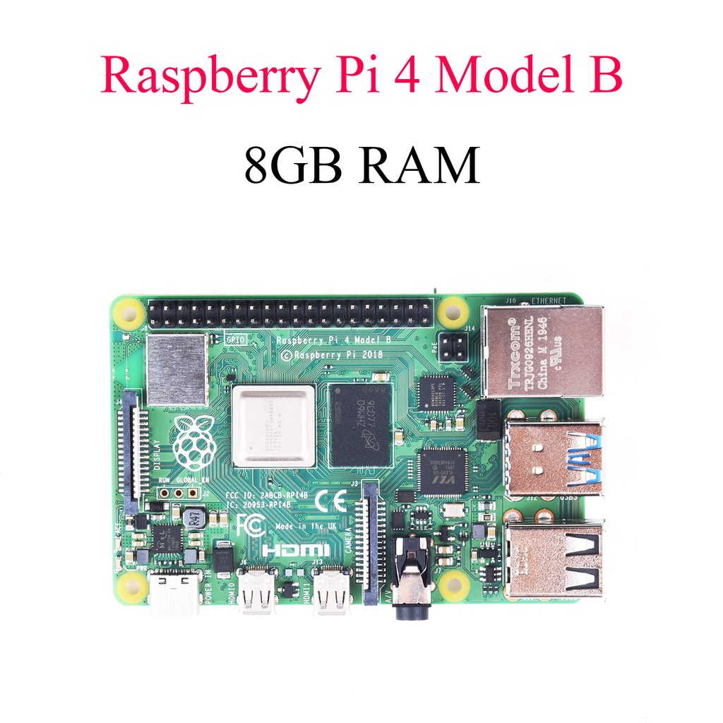 บอร์ดพัฒนา Raspberry Pi 5 4B 3B+ 3B RAM 2G 4G 8G Broadcom 4 Core CPU สําหรับ DIY การศึกษา บ้าน ...