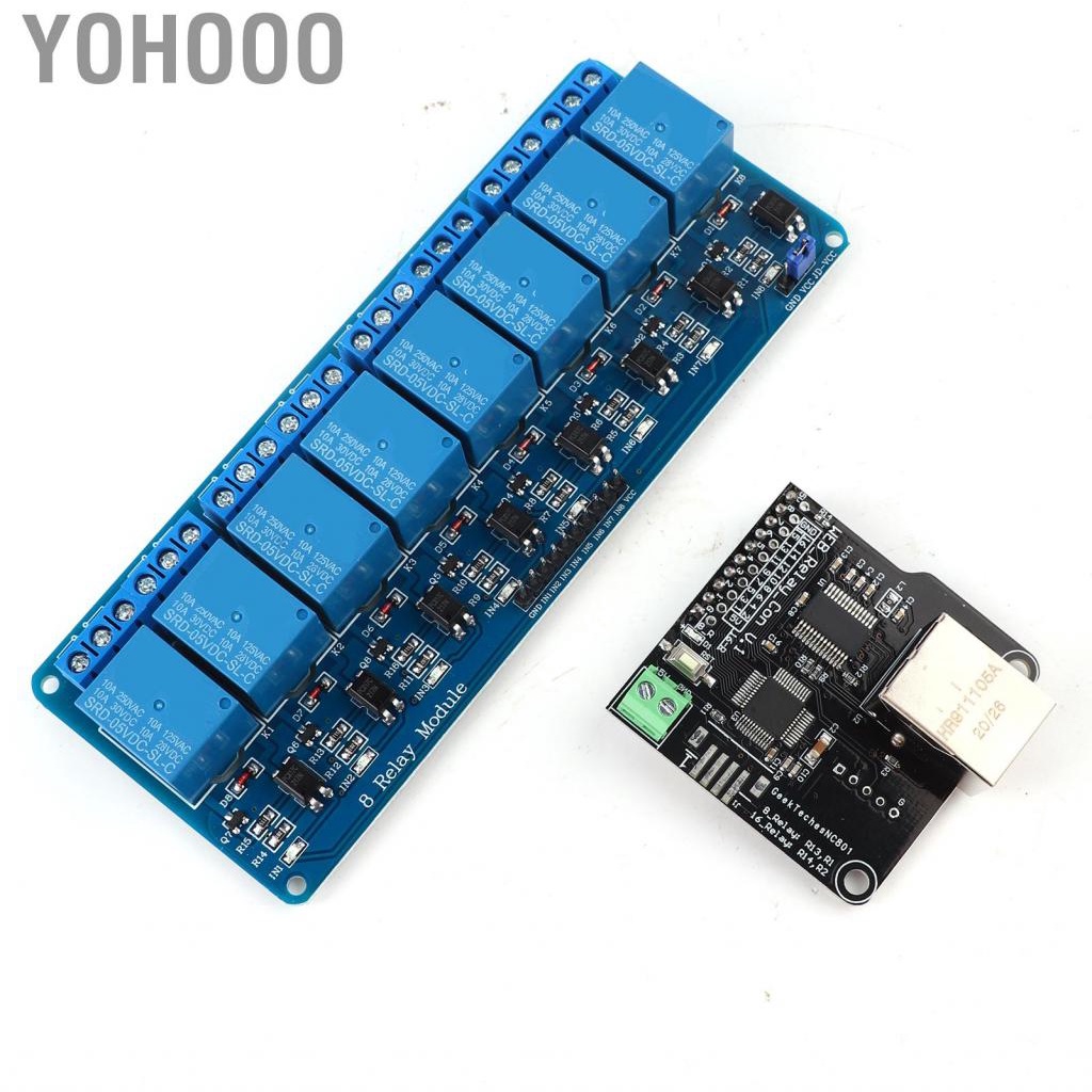 Yohooo Ethernet Control Module LAN WAN WEB Server RJ45 Port+8Channel ...