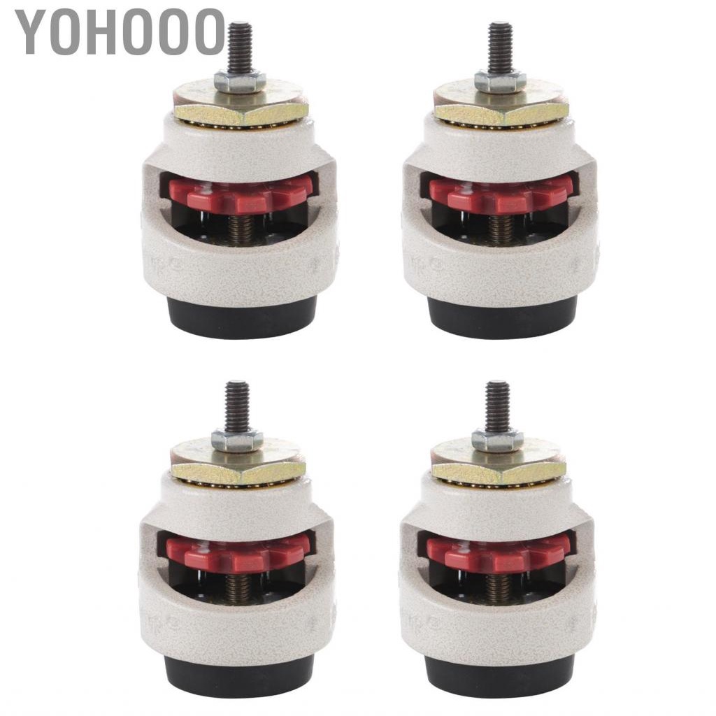 Yohooo Level Adjustment Wheel Wear Resistance 4 Pieces Heavy Duty ...