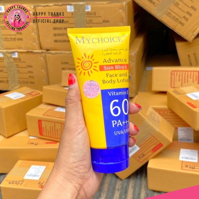 กันแดด มายช้อยส์ (ขนาด150g.) ผิวกาย ผิวหน้า Mychoice sunscreen SPF50 ...