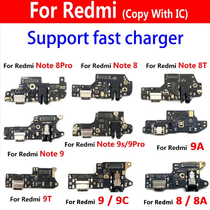 ใหม่ บอร์ดเชื่อมต่อที่ชาร์จ พอร์ต USB สําหรับ Xiaomi Redmi K30 4G 5G 9A ...