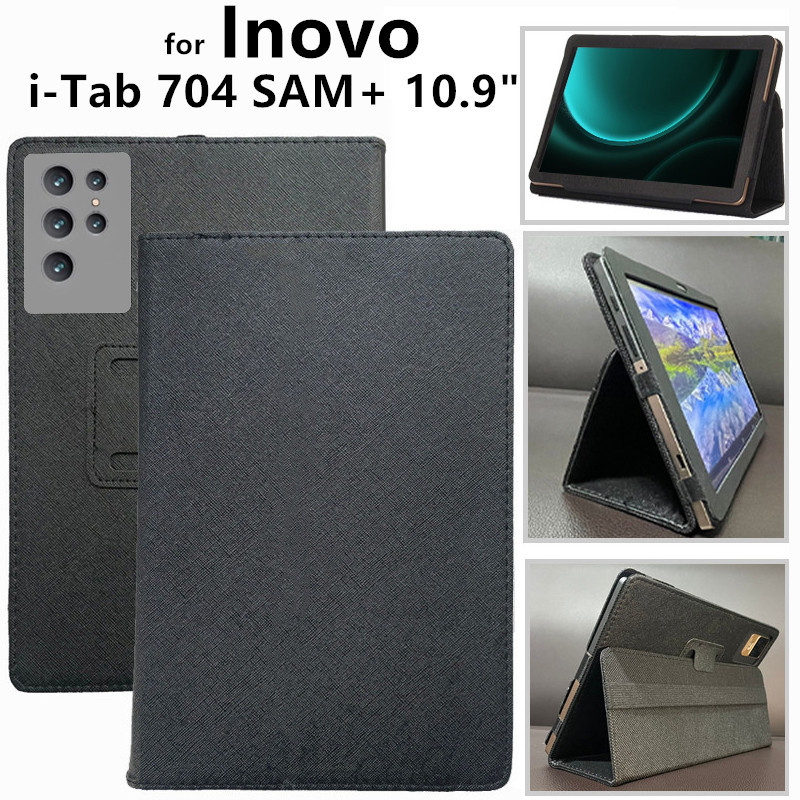 for Inovo i-Tab ITAB 704 SAM+ 10.9 Inch Flip Stand Full Body Protective ...
