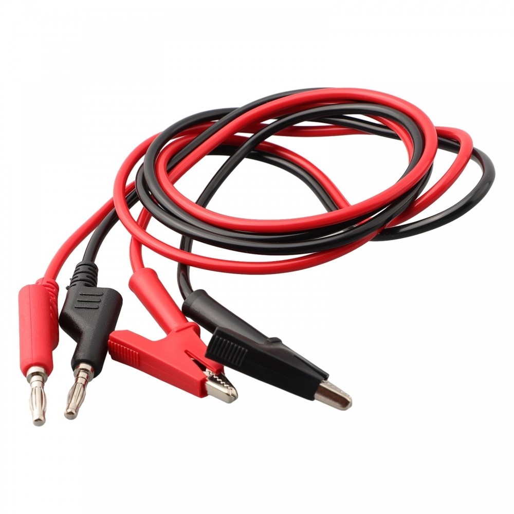 Flexible Silicone Wire Test Leads with 4mm Banana Plug and Crocodile ...