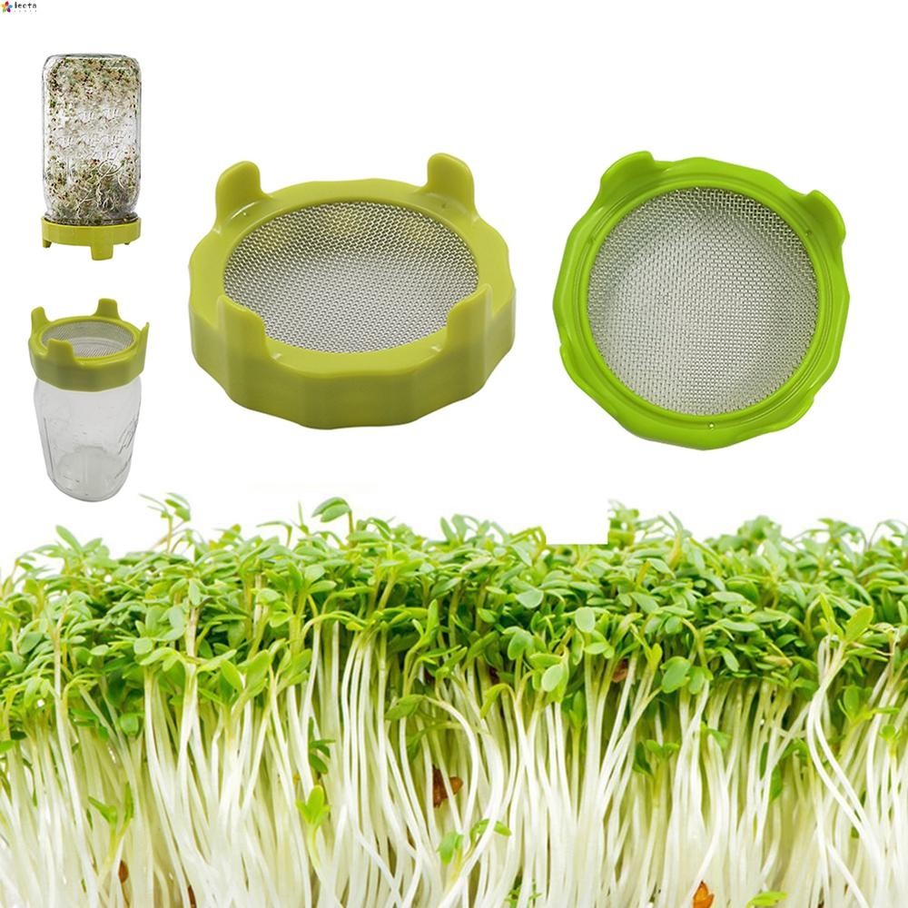 Leota Sprouter พร้อมหน้าจอสแตนเลส Sprouts เครื่องมือ Mason ไห Planters ...