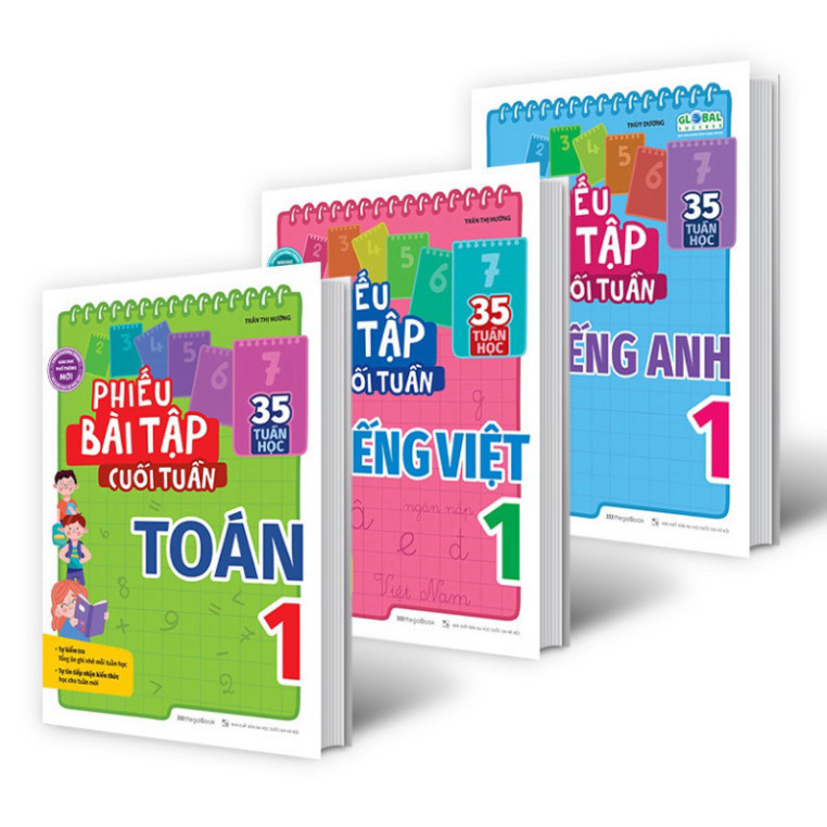 หนังสือ - Weekend Worksheet Combo Math เวียดนาม อังกฤษ ป.1 - จําหน่าย ...