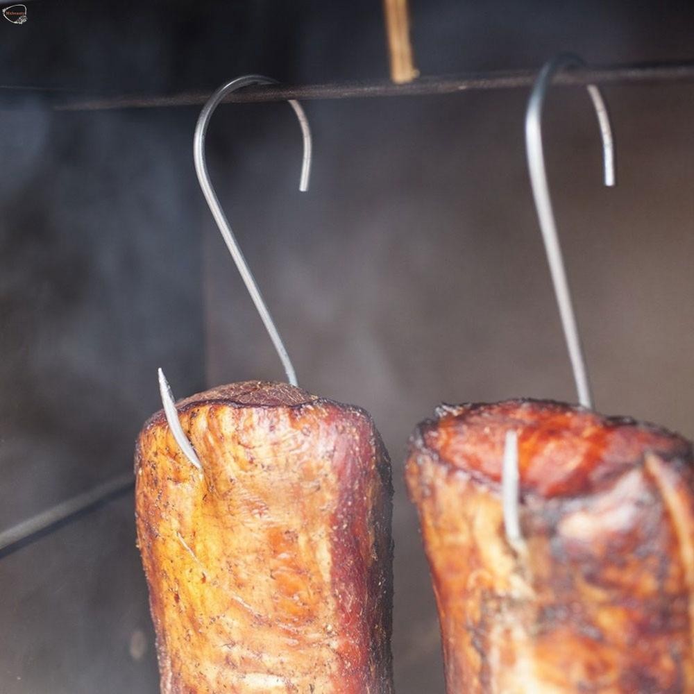 Mxbeauty Meat Hooks Roast Butcher Sausage Kitchen ชั้นวางเบคอนสแตนเลส ...