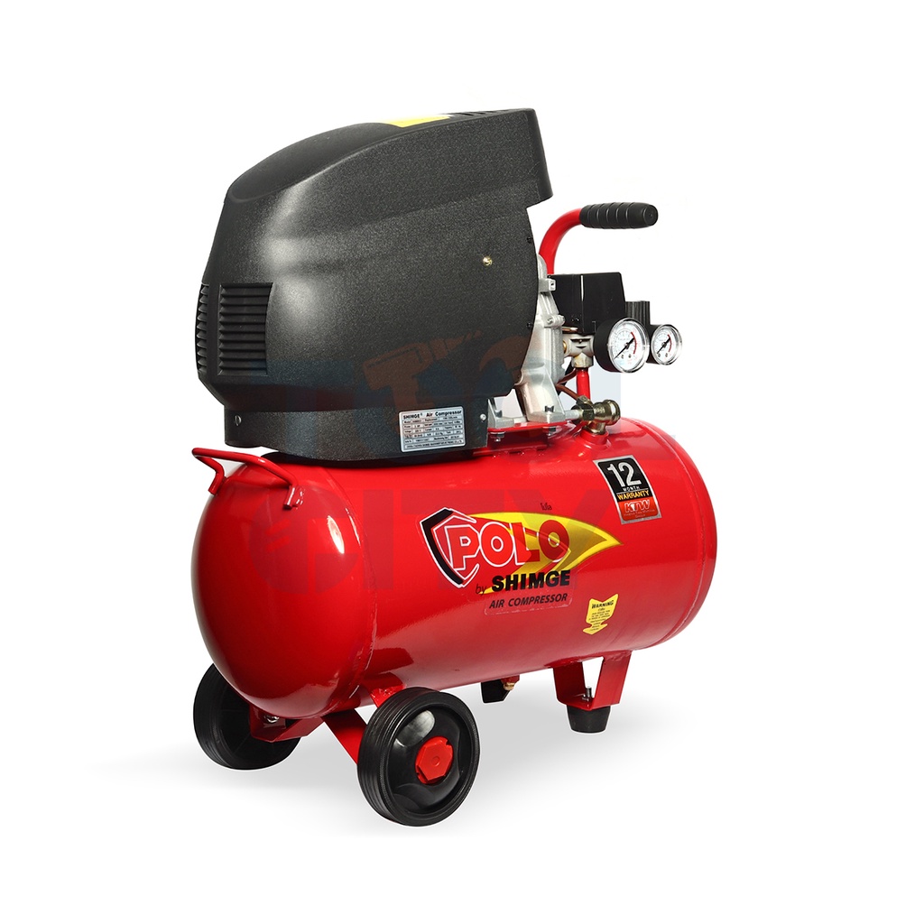 POLO (AIR COMPRESSOR) (โปโล(ปั๊มลม)) SGBM9031 ปั๊มลม 3 HP 1เฟส 220V 24L ...