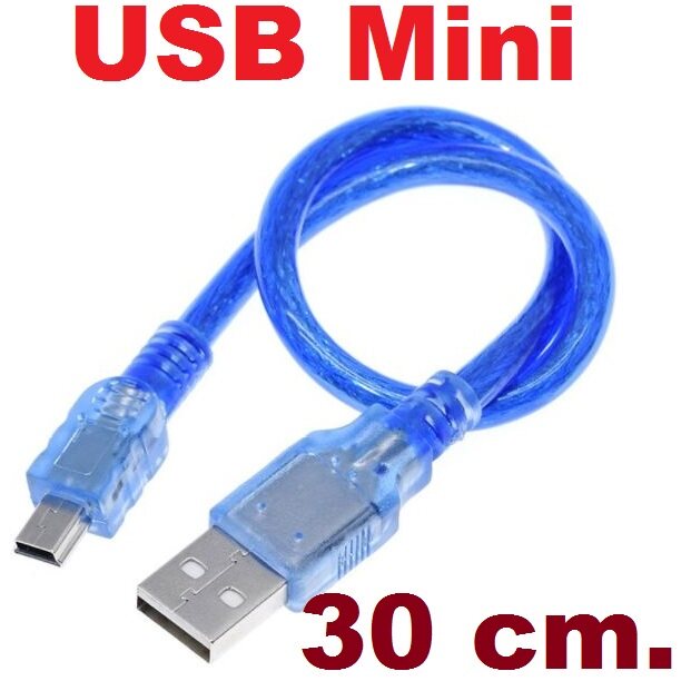 Mini USB Cable 30cm. for Arduino Nano 3.0 USB Mini USB for up load ...