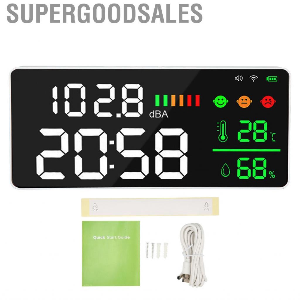 Supergoodsales Temperature Humidity Level Meter ABS Wall Mounted for ...