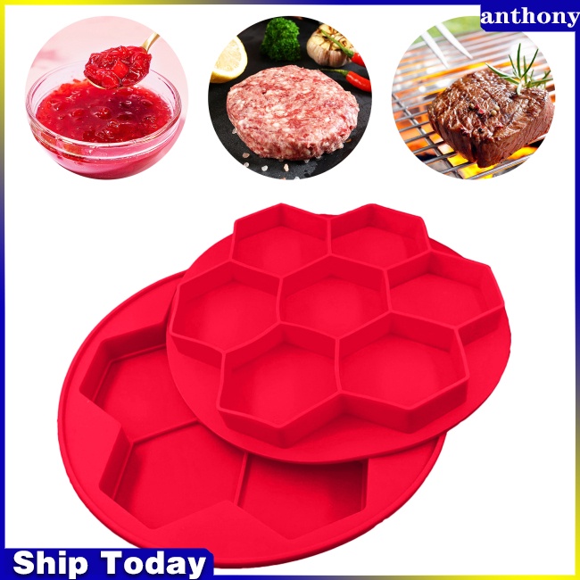 Anthony 7 In 1 แม่พิมพ์ซิลิโคน ไม่ติด เกรดอาหาร หกเหลี่ยม ยัดไส้ ...