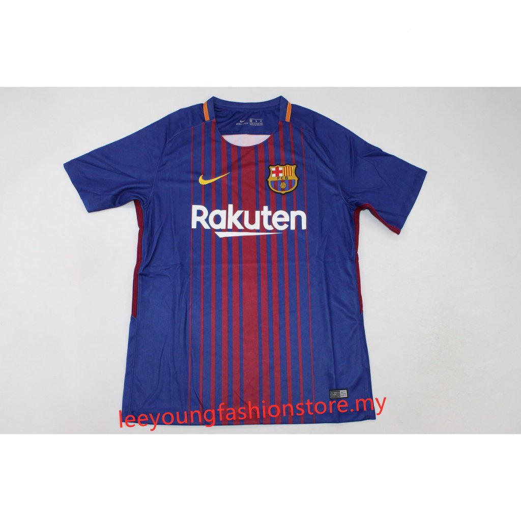 เสื้อกีฬาแขนสั้น ลายทีมชาติฟุตบอล B 17-18 ชุดเหย้า สไตล์เรโทร Iniesta ...