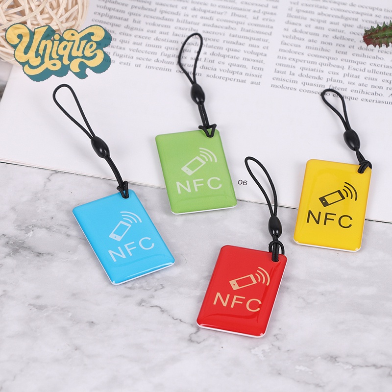 (Unique) ใหม่ แท็กการ์ดอัจฉริยะ NFC Ntag213 13.56mhz สําหรับโทรศัพท์ NFC ทุกรุ่น | Shopee Thailand