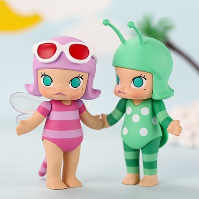 ของแท้ 】POPMART MOLLY Insect Series กล่องสุ่ม ตุ๊กตาตัด เทรนด์ เพลย์ ...