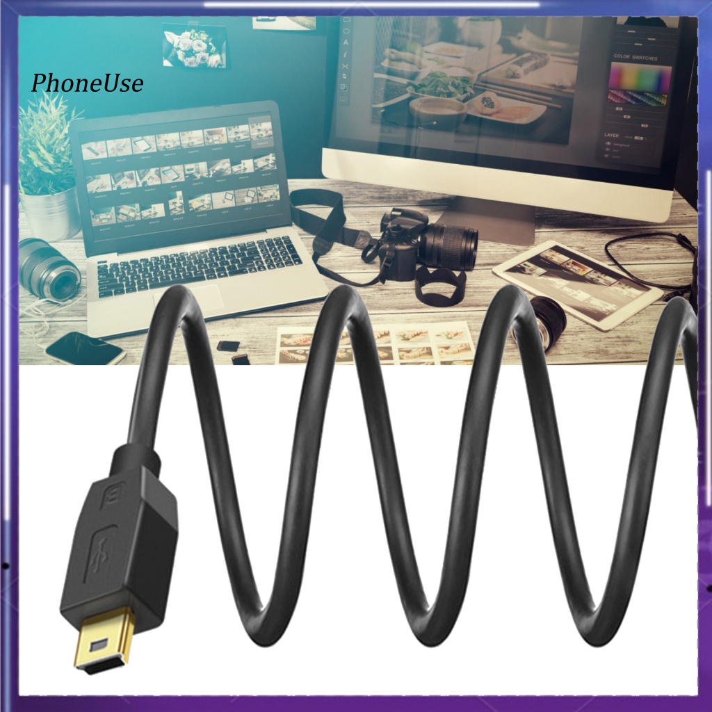 สายชาร์จ USB20 Type-C เป็น Mini USB ความเร็วสูง สําหรับคอมพิวเตอร์ ...