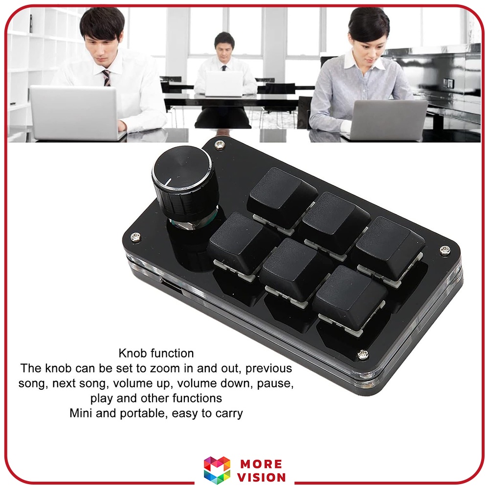 RGB Mechanical Macropad Numpad การปรับแต่งคีย์บอร์ดคีย์ชุดปุ่มกดแบบ ...