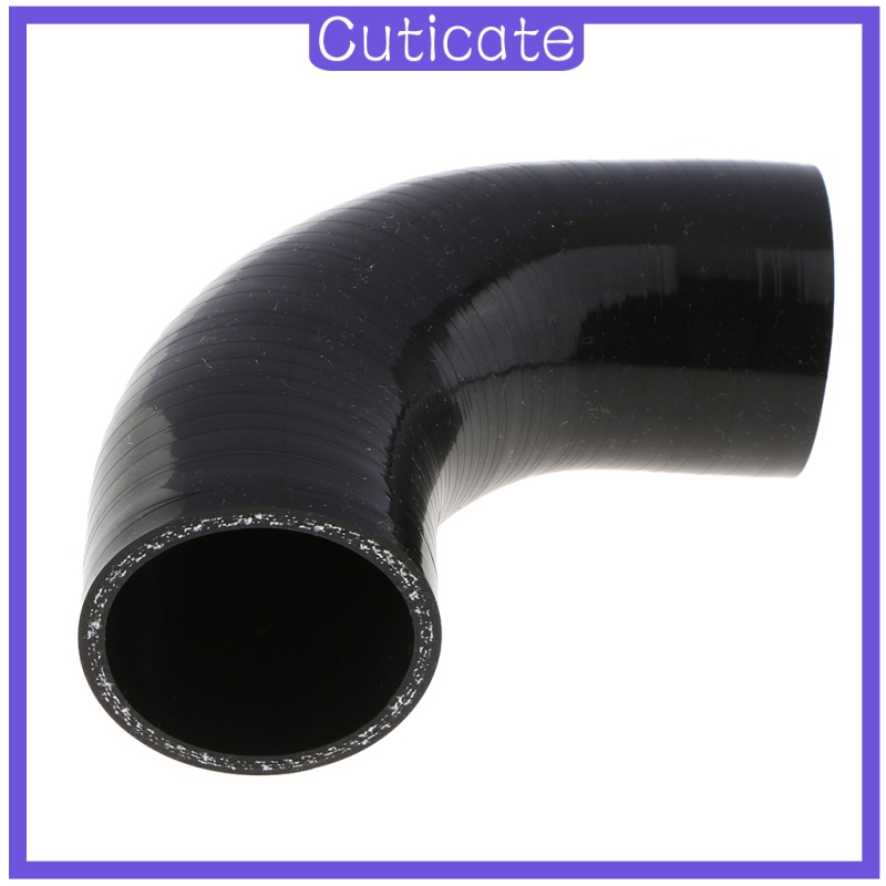 [CUTICATE] ท่อสูญญากาศซิลิโคน เส้นผ่าศูนย์กลางภายใน 50 มม. ยาว 102 มม. 4 ชั้น สีดํา สําหรับ ...