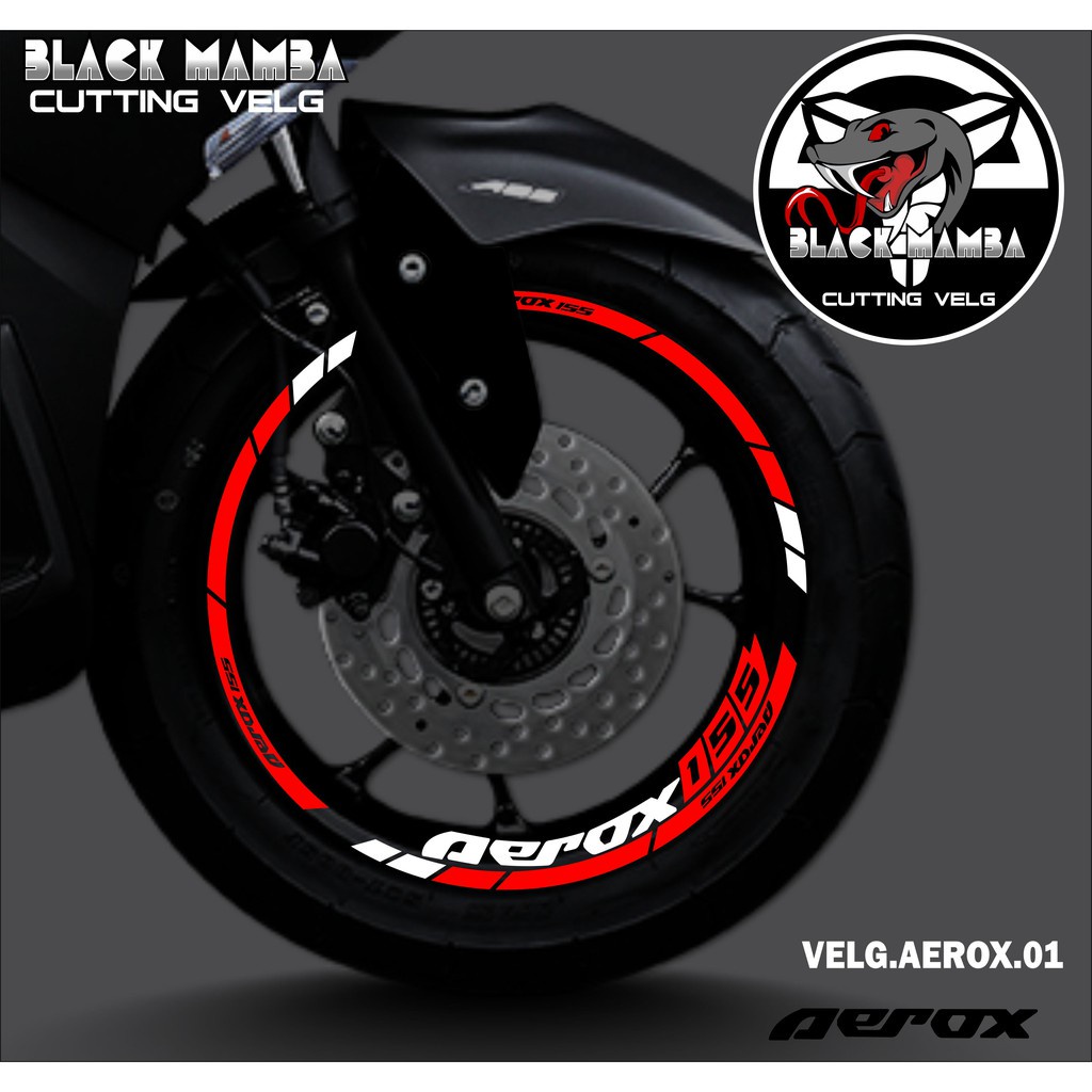 AEROX VELG STICKER - LIS STICKER LIST ยางหลากหลาย/VEL YAMAHA AEROX 01 ...