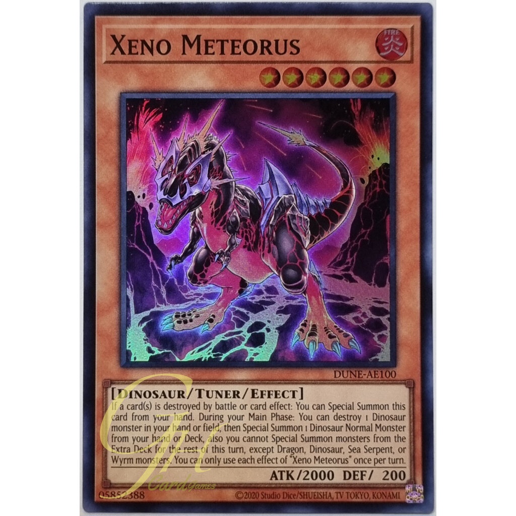 Yugioh [DUNE-AE100] Xeno Meteorus (Super Rare) | Shopee Thailand