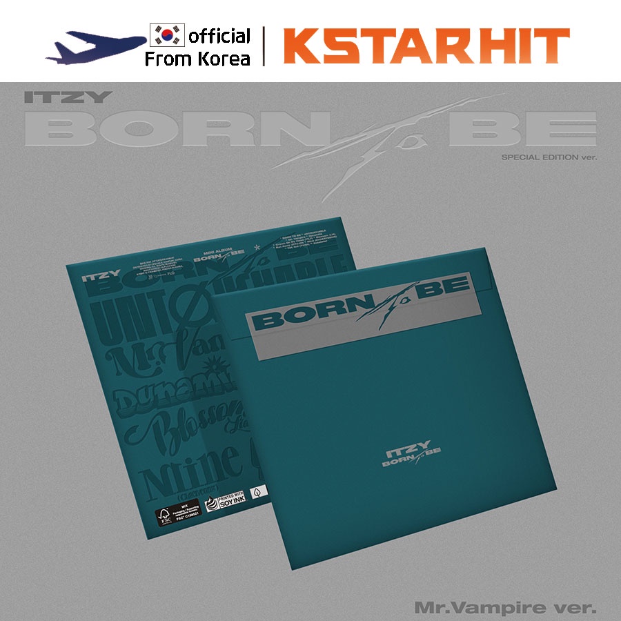 (SPECIAL/ Mr. Vampire Ver) ITZY_2nd full album [BORN TO BE] | Shopee Thailand