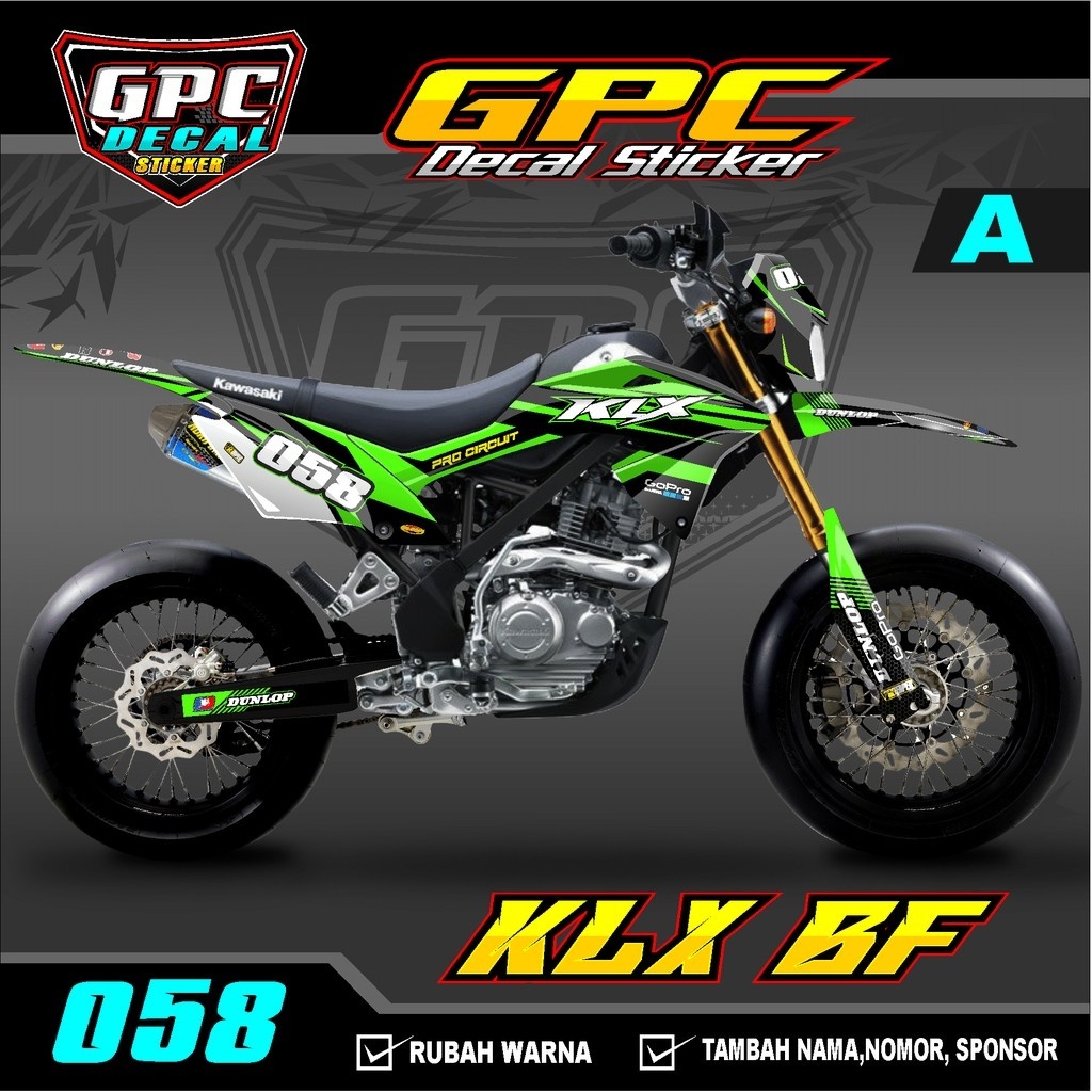 สติกเกอร์รูปลอก KLX bf 150 Fullbody KLX 150 bf-058 | Shopee Thailand