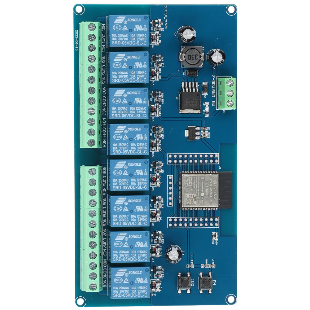 บอร์ดโมดูลรีเลย์ ESP32 ESP32-WROOM 1 2 8 ช่อง ESP32 WIFI BT BLE | Shopee Thailand