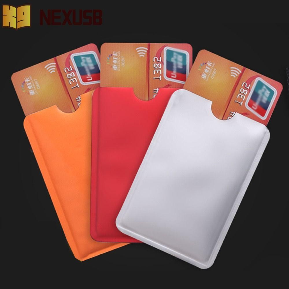 Nexusbeam Anti Scan RFID Blocking Sleeve การ์ดอลูมิเนียมฟอยล์ ...