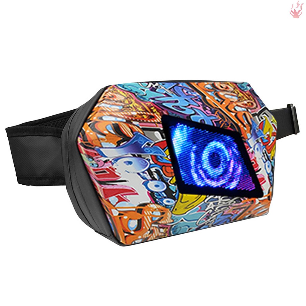 Char--led Knight Pack ขี่มอเตอร์ไซค์ Luminous Single Shoulder Crossbody ...