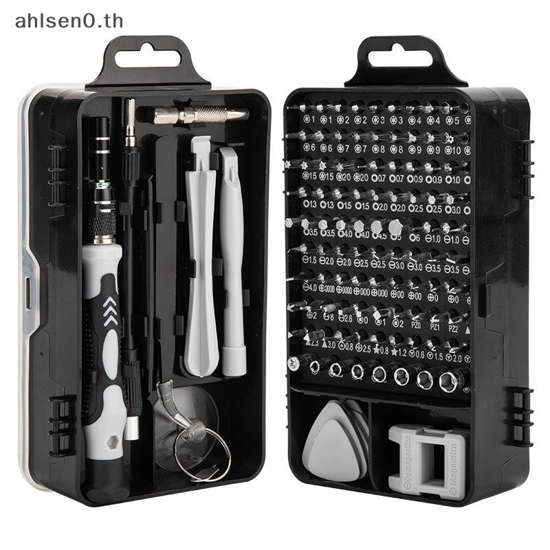 Ahlsen0 1 ชุด 115 In 1 Precision ไขควงชุด Professional Hand Repair ชุดเครื่องมืออุปกรณ์มัลติฟังก ...
