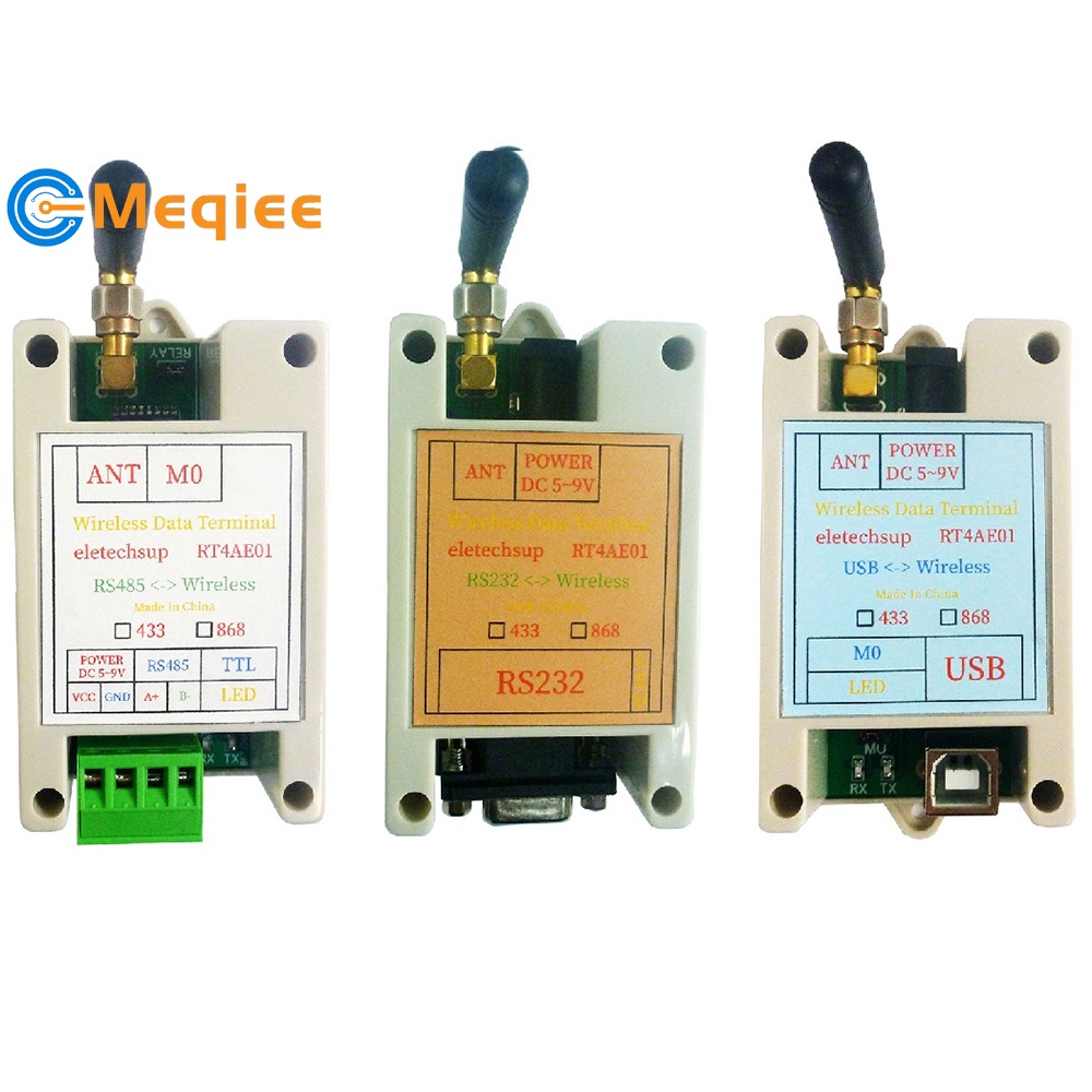 โมดูลรับส่งสัญญาณข้อมูลไร้สาย USB 433M 868M RS485 DTU RS232 | Shopee Thailand