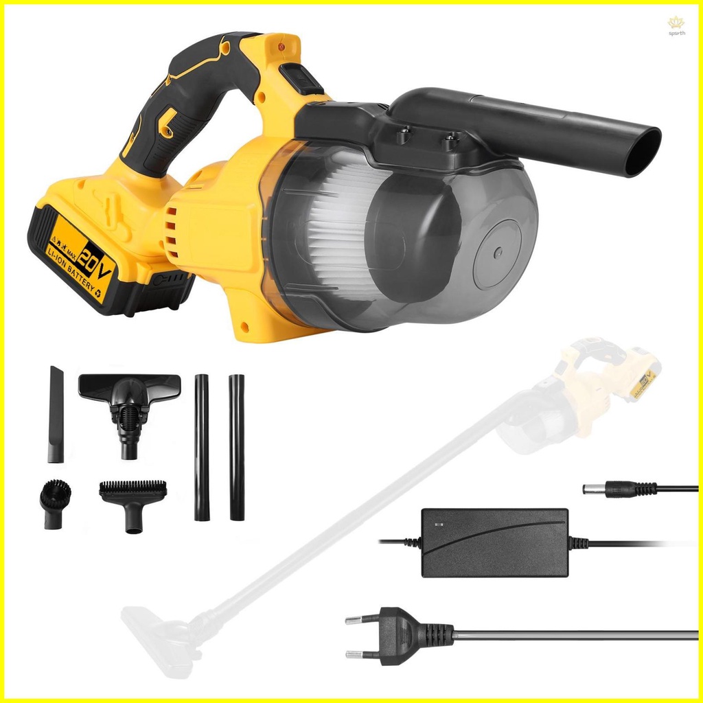Portable Lithium Car Vacuum Cleaner Handheld Home Dustcatcher 65AW ...
