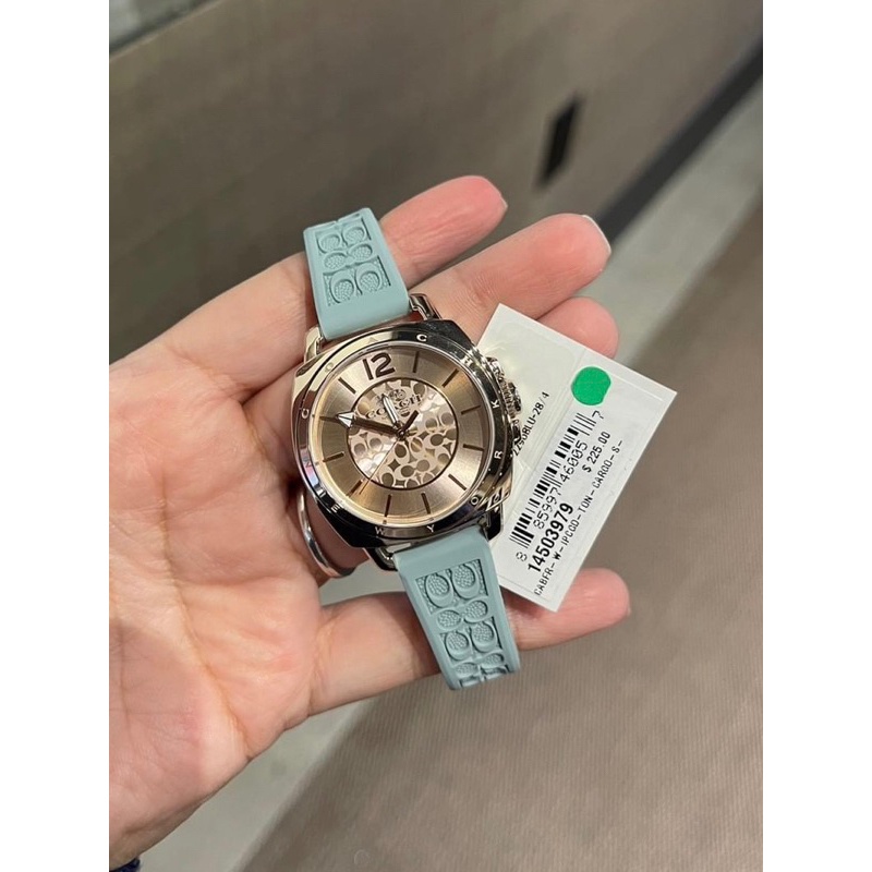 Sale! แท้ 🇺🇸100% New Coach นาฬิกา Coach Women's Boyfriend Silicone สาย ...