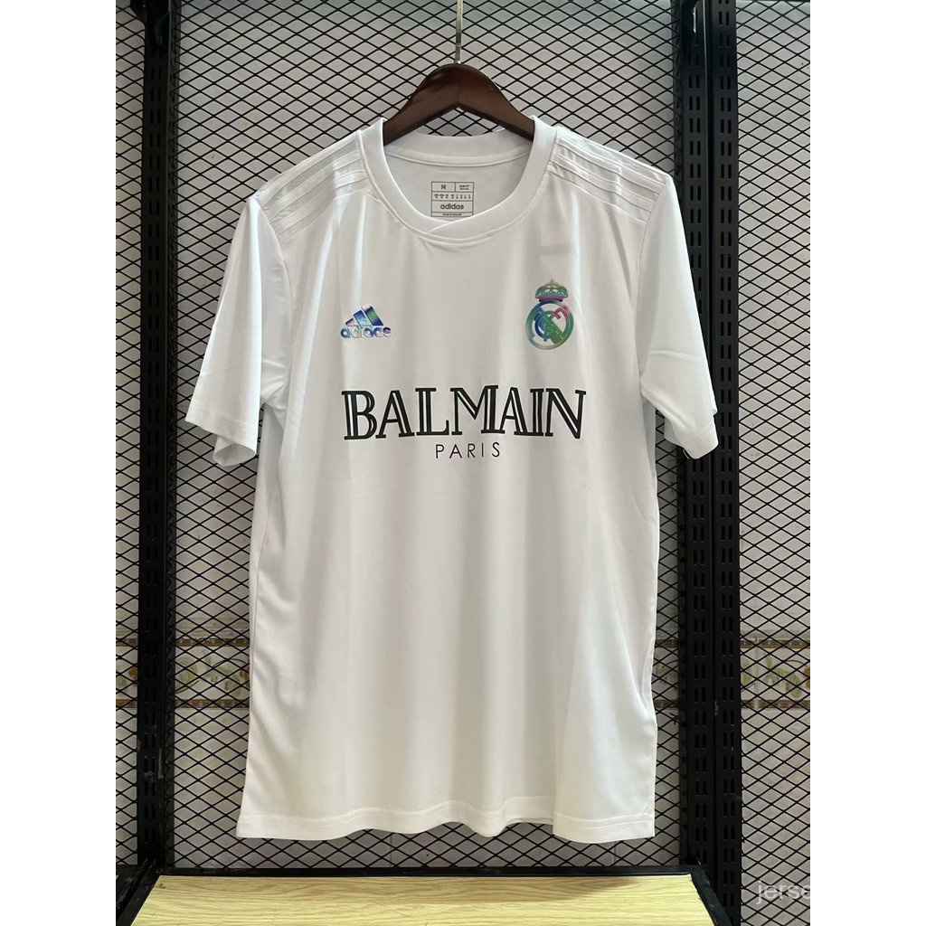 [Fans] เสื้อกีฬาแขนสั้น ลายทีม "White" 2023-24rma ZPS3 | Shopee Thailand