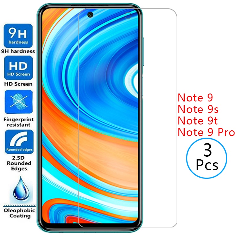 ฟิล์มกระจกนิรภัยกันรอยหน้าจอ สําหรับ xiaomi redmi note 9 pro max 9s 9t ...