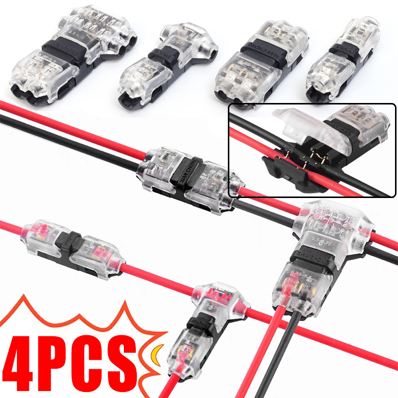 2pin LED เครื่องเสียงรถยนต์ Universal Compact Wire Connector - Quick ...