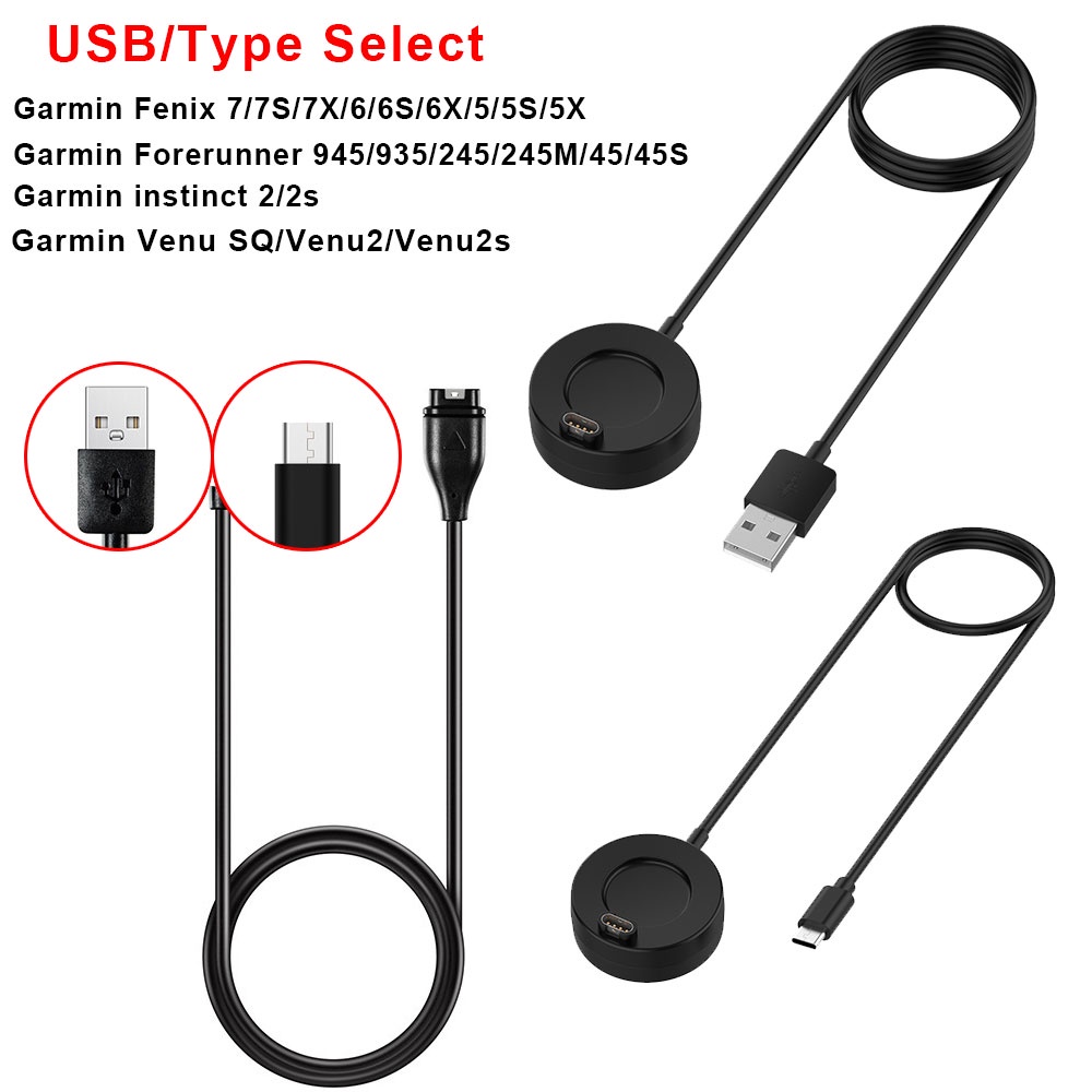 สายชาร์จ USB สําหรับ Garmin Fenix 7 7X 7S 5 5X Plus 5S 6 Pro 6X 6S ...