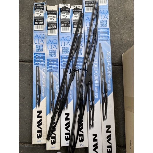 ใบปัดNWB ขนาด 12-26 นิ้ว คุณภาพดี รุ่นขอเกี่ยว รุ่น Aqua graphite แท้ติดรถ ใบละ ใส่ได้หลายรุ่น ...